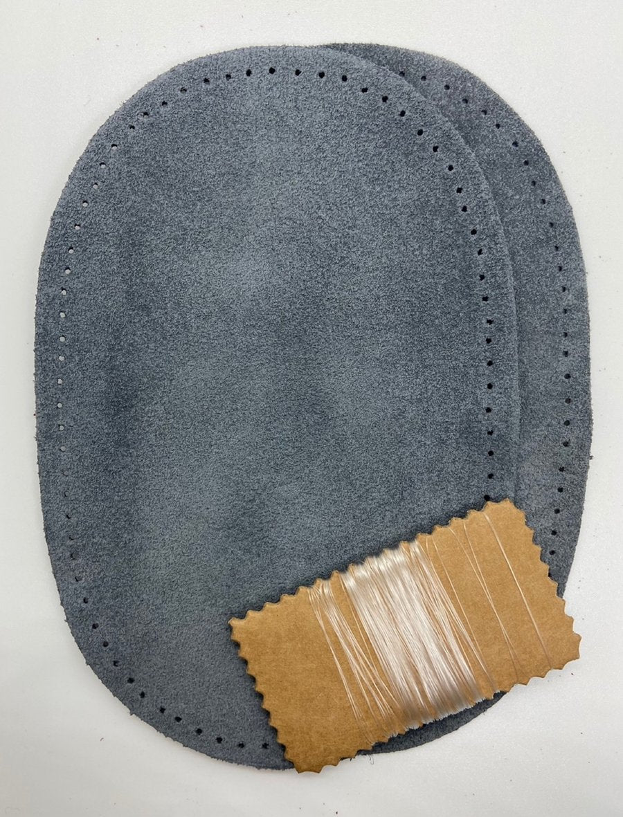 Suede Leather Elbow/ Knee Patches Australian Made at Little Alpaca